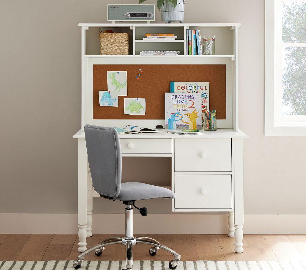 Desk with hutch and storage store